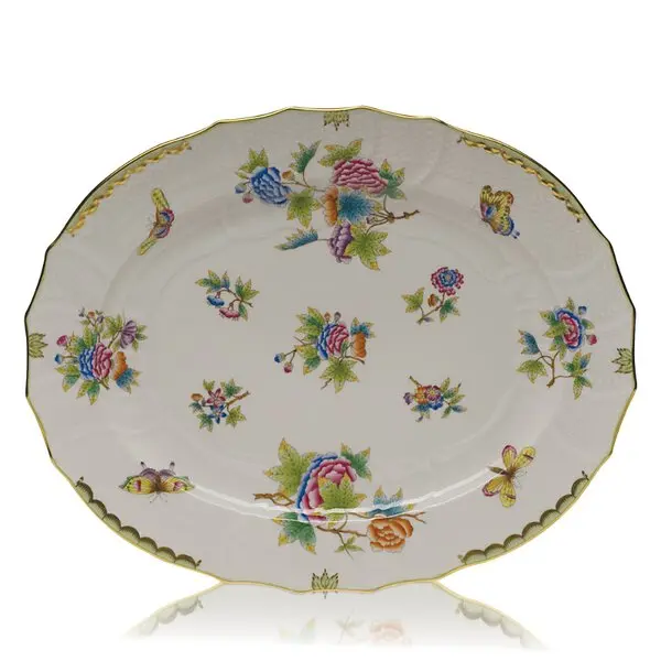 HEREND Queen Victoria Turkey Platter
