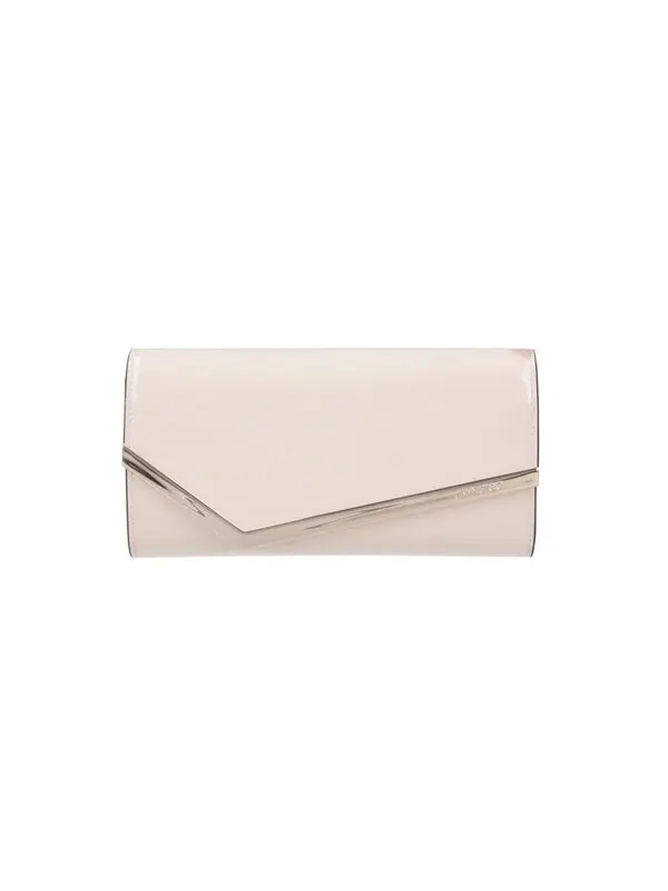 JIMMY CHOO Emmie Patlatte Leather & Brass Mini Bag