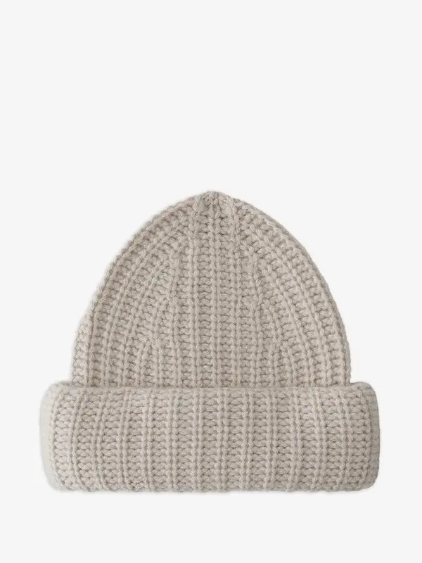 LISA YANG Cashmere Beanie Hat - Beige