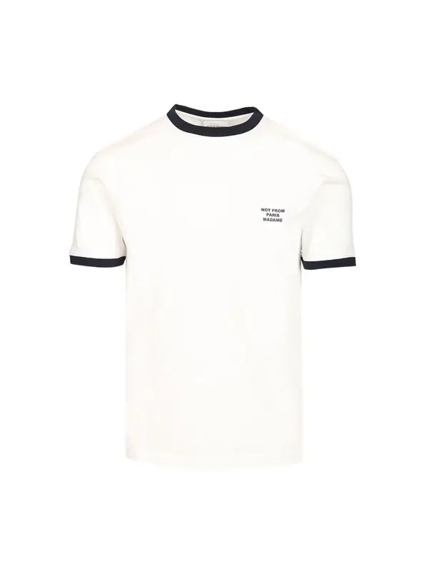 Drole De Monsieur 100% Cotton T-shirt - White