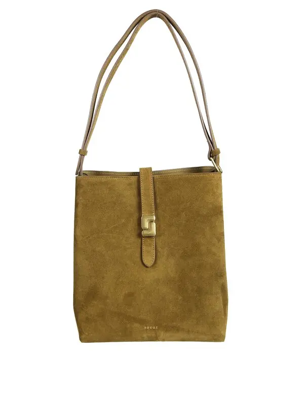 Soeur Suede Shoulder Bag