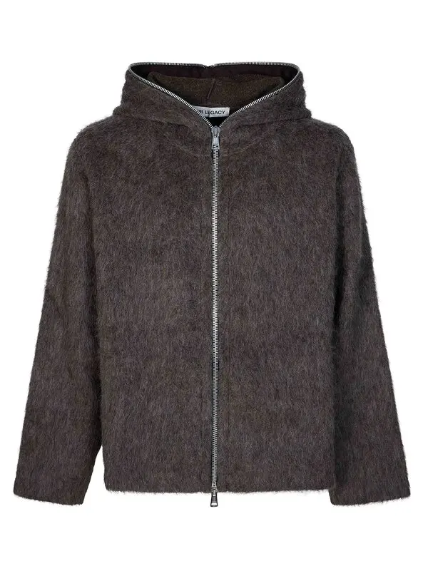 Our Legacy Full-zip Hooded Sweatshirt - Grigio