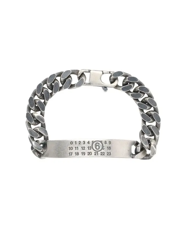 MAISON MARGIELA Chunky Link Chain Bracelet - Argento