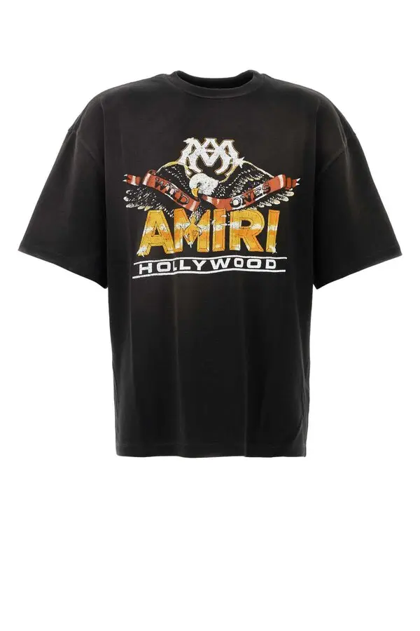 Amiri Oversized Cotton T-shirt - Black