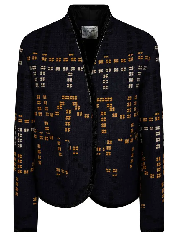 FORTE_FORTE Samarcanda Jacquard Blouson Jacket For