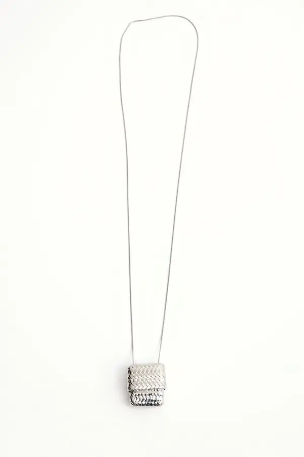 FRONT ROW SHOP Woven-texture Necklace
