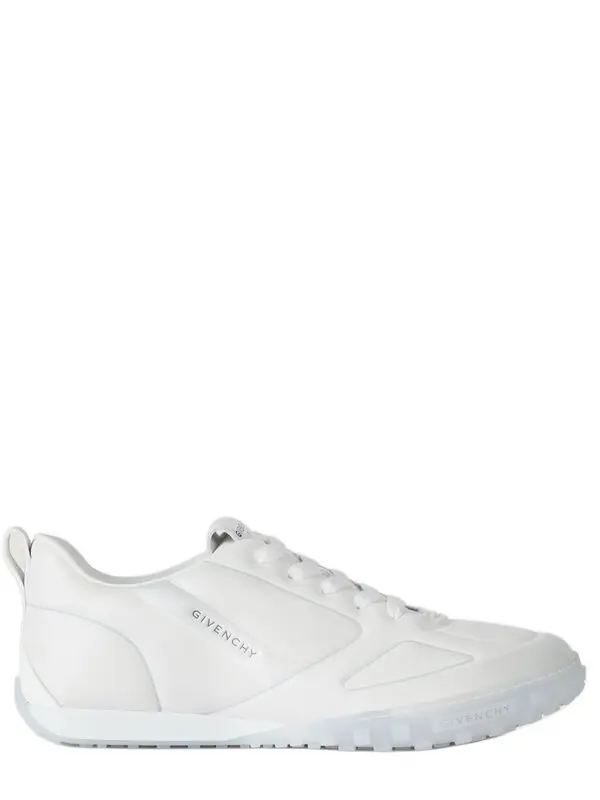 Givenchy Paris Signature Mini Debossed Leather Sneakers