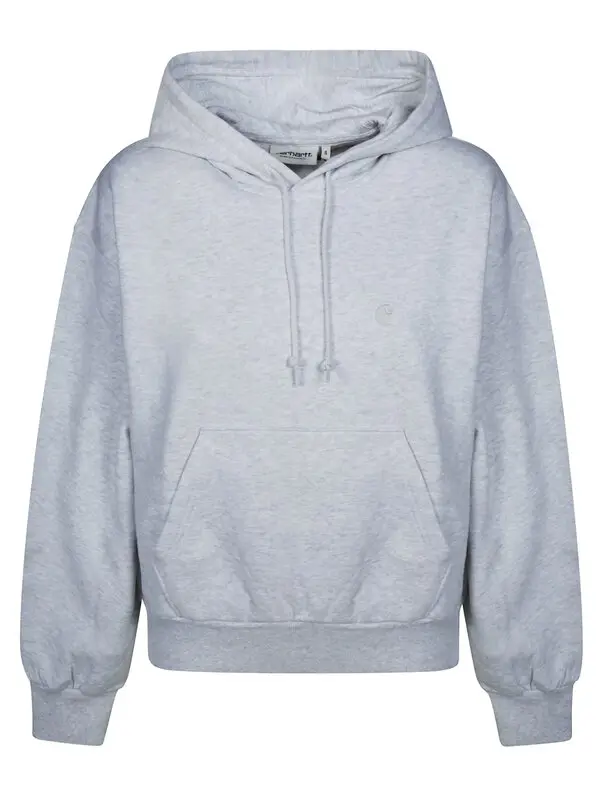 Carhartt Hooded Casey Cotton Sweatshirt - Grigio