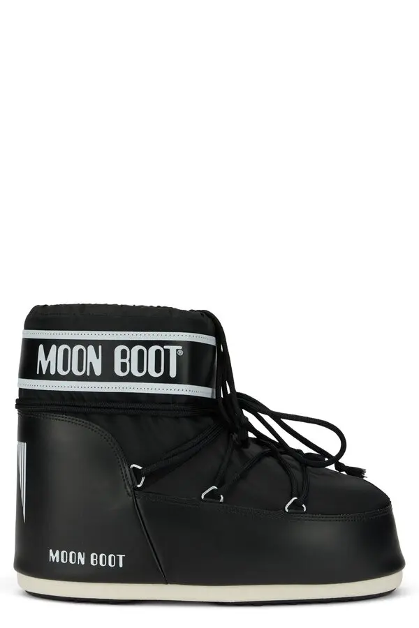 Moon Boot Icon Low Nylon Mini Boots - Black