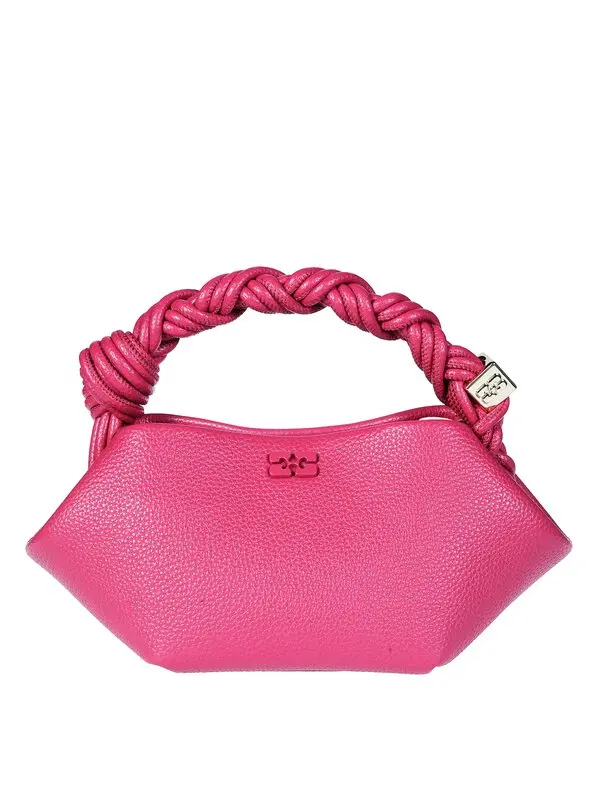 GANNI Mini Grained Bou Crossbody Bag