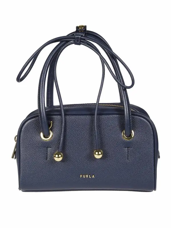 Furla Poppy Mini Dome Crossbody Bag - Blu