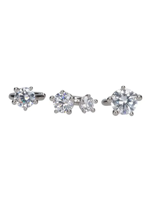 PANCONESI Mini Bijou Earrings - Silver