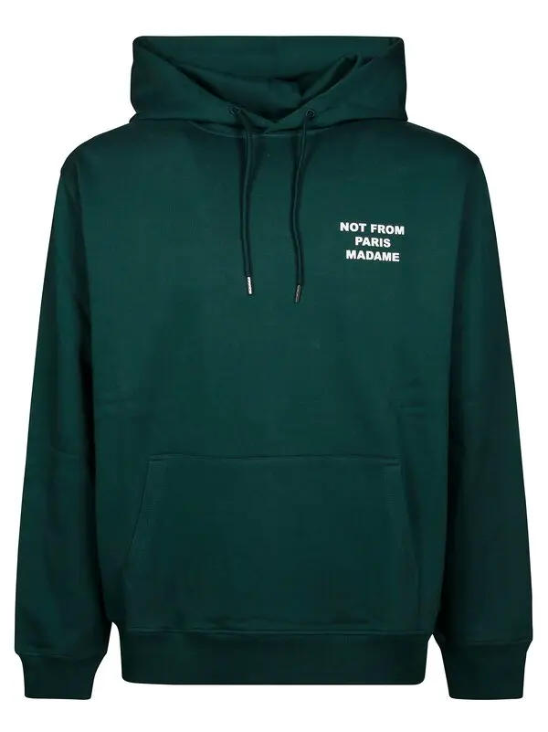 Drole De Monsieur Bold Slogan Hoodie