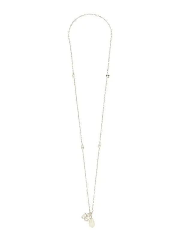 Dolce & Gabbana Teardrop Necklace With Dg Logo