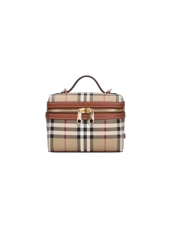 Burberry Polished Crossbody Bag - Beige