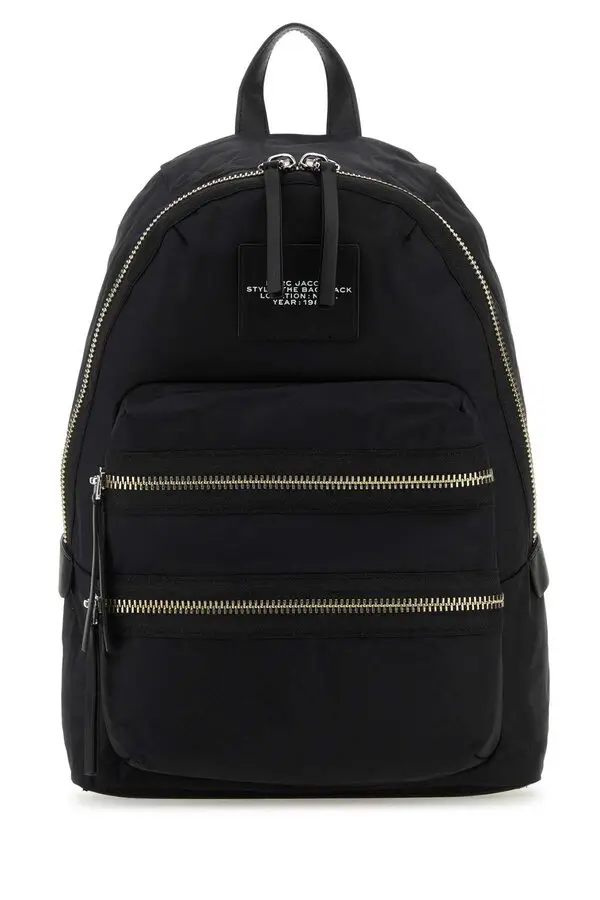 Marc Jacobs Biker Large Nylon Backpack - Black