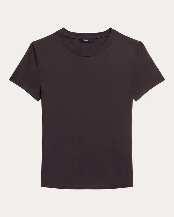 Theory Organic Cotton Tiny T-shirt - Brown
