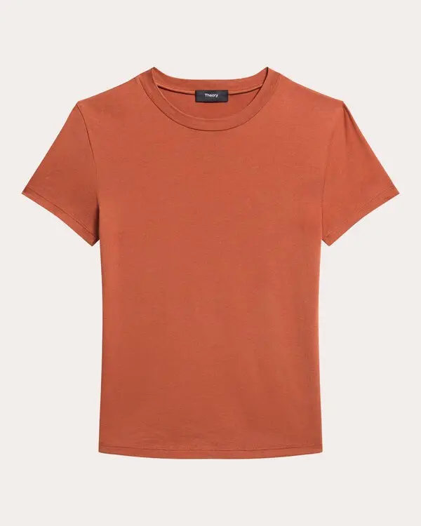 Theory Organic Cotton Tiny T-shirt - Red