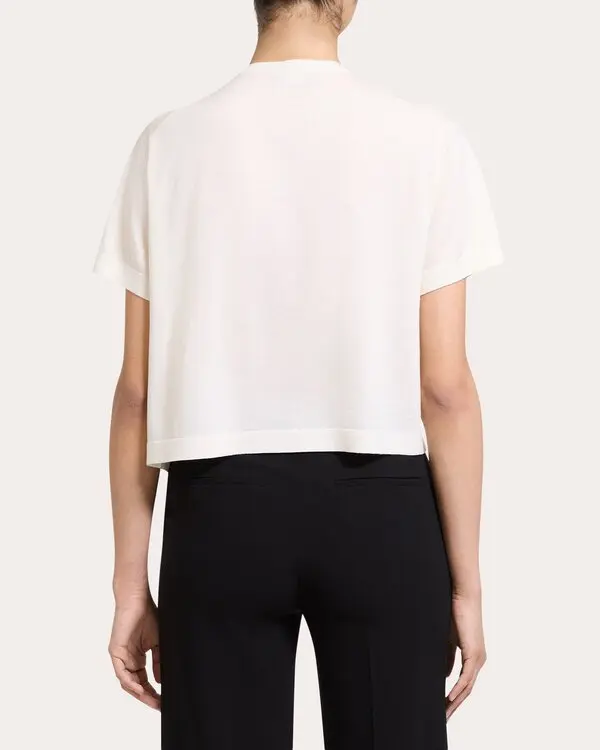 Theory Regal Wool Boxy T-shirt