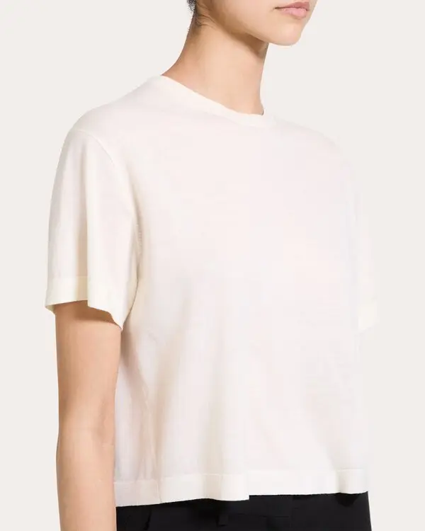 Theory Regal Wool Boxy T-shirt