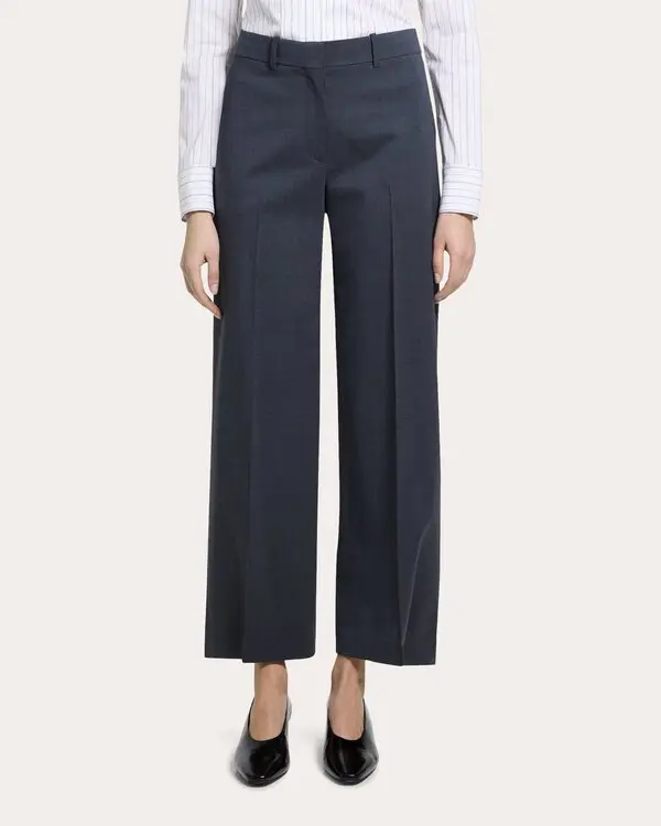 Theory Good Wool Creased Trousers