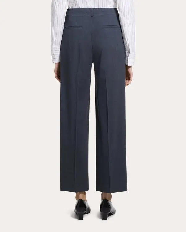 Theory Good Wool Creased Trousers