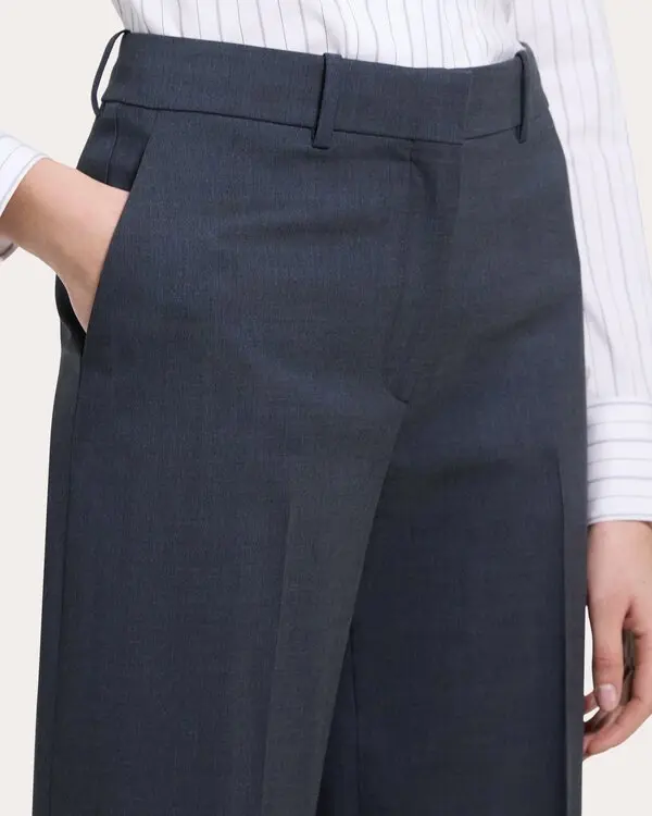 Theory Good Wool Creased Trousers