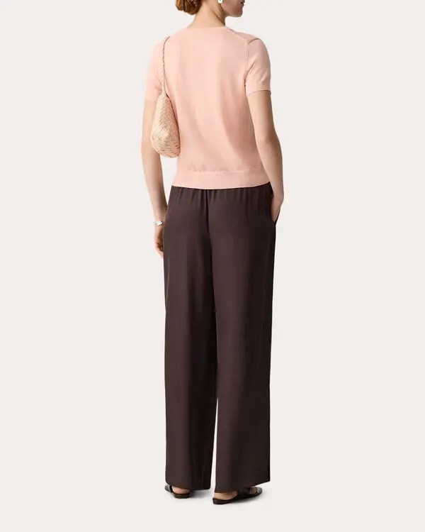 Theory Washed Twill Vented Pull-on Trousers