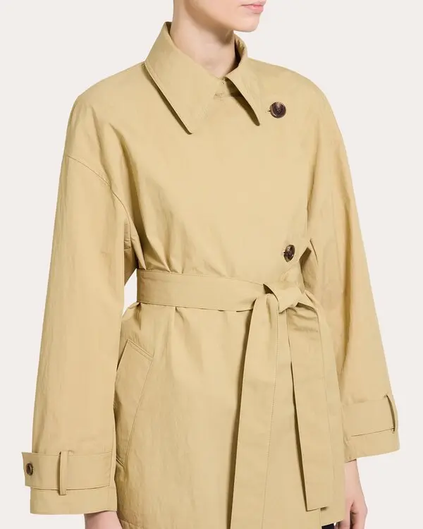 Theory Double-breasted Trench Jacket