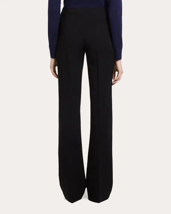 Theory Demitria Crepe Slim Flare Pants