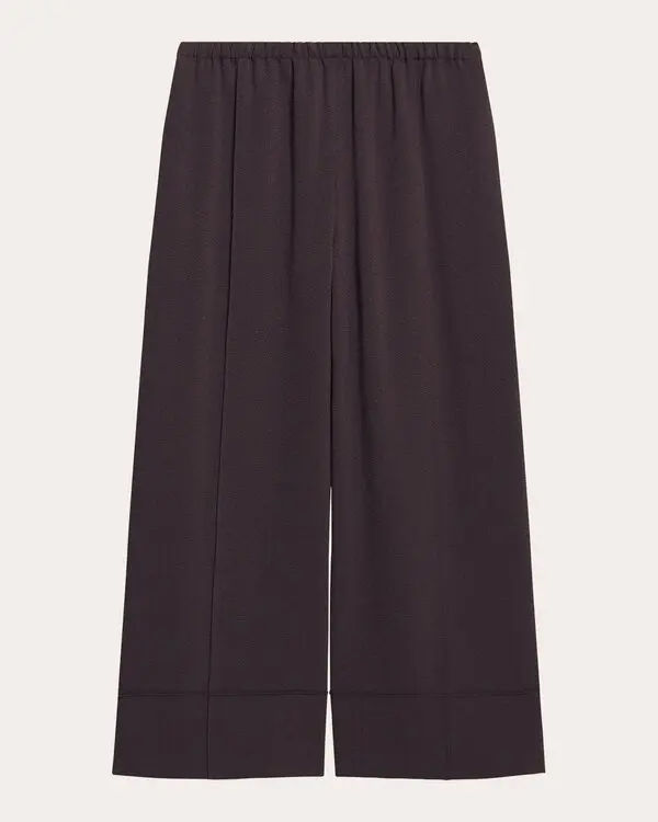 Theory Crepe Pintuck Pull-on Pants