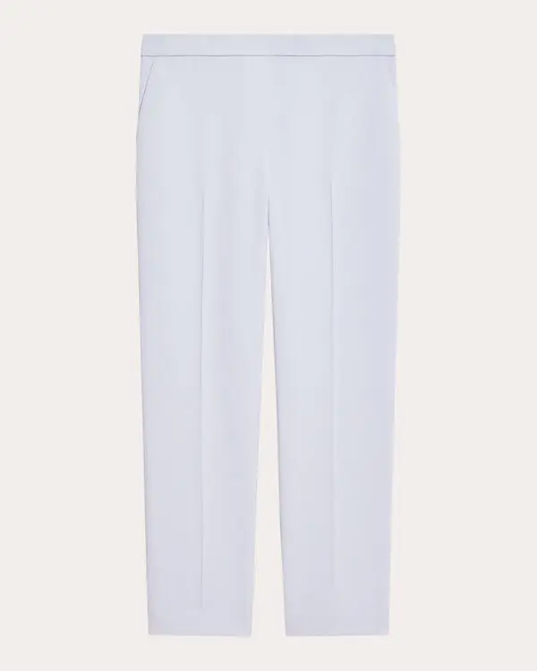 Theory Treeca Crepe Cropped Pull-on Pants