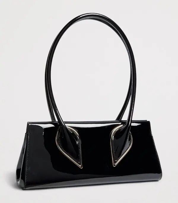 CHRISTIAN LOUBOUTIN Venus Baguette Soft Patent Shoulder Bag