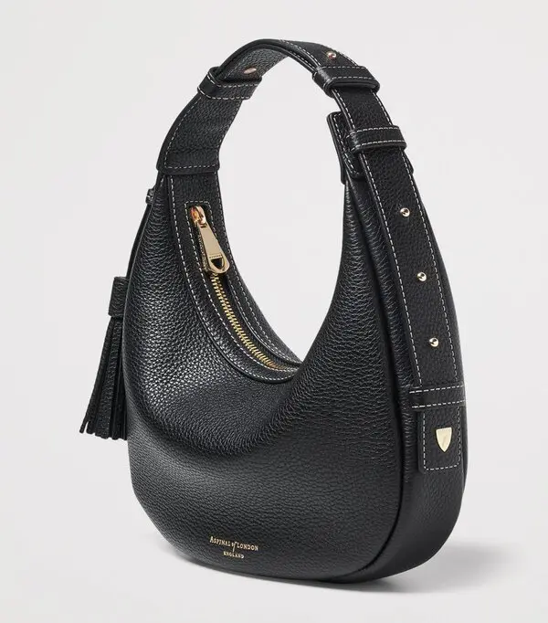 ASPINAL OF LONDON Mini Soho Crescent Shoulder Bag