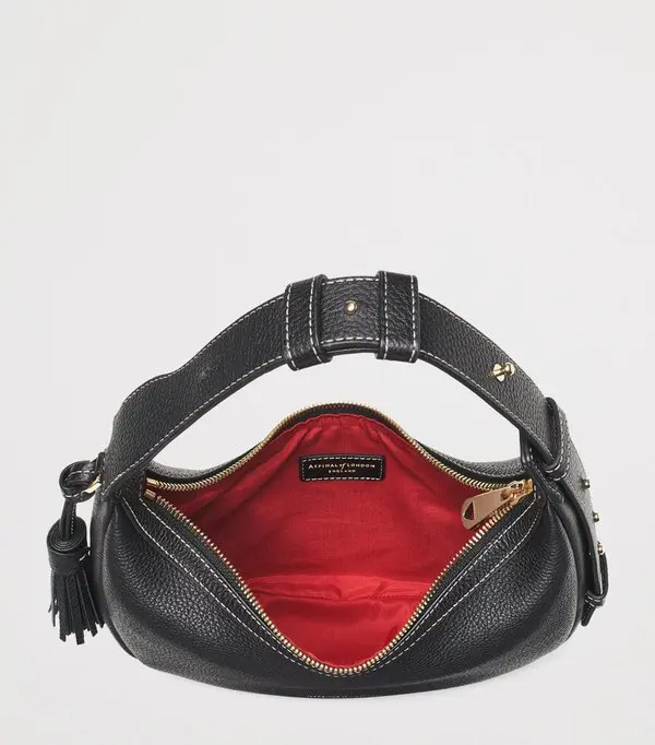 ASPINAL OF LONDON Mini Soho Crescent Shoulder Bag