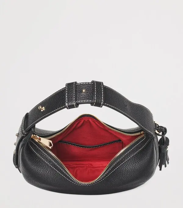 ASPINAL OF LONDON Mini Soho Crescent Shoulder Bag