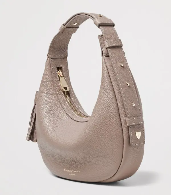 ASPINAL OF LONDON Mini Soho Crescent Shoulder Bag