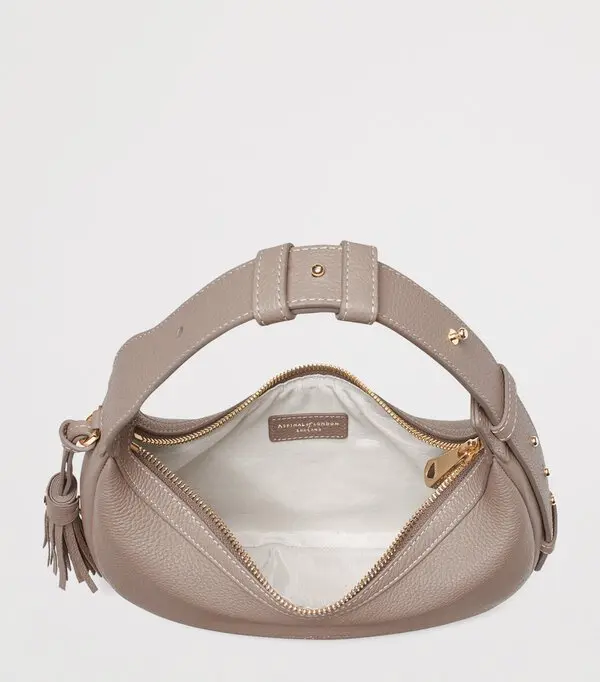 ASPINAL OF LONDON Mini Soho Crescent Shoulder Bag