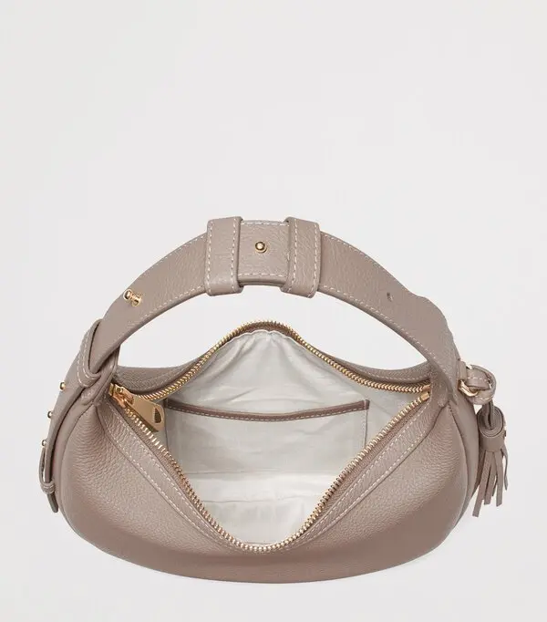 ASPINAL OF LONDON Mini Soho Crescent Shoulder Bag
