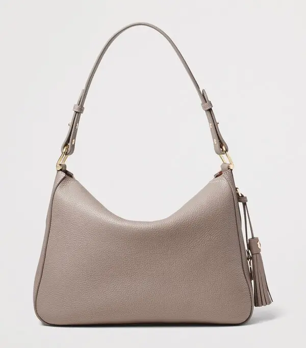 ASPINAL OF LONDON Grained Leather Ella Shoulder Bag