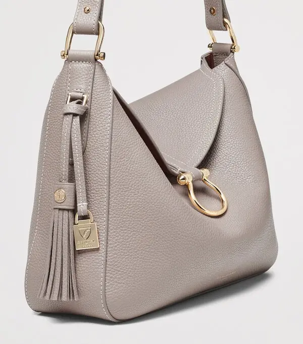 ASPINAL OF LONDON Grained Leather Ella Shoulder Bag