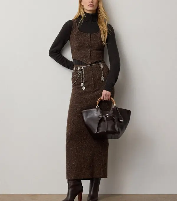 Ralph Lauren Wool-blend Sherry Sleeveless Top