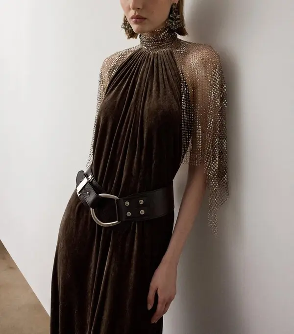 Ralph Lauren Velour Willow Gown