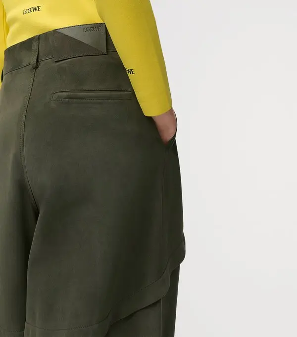 Loewe Suede Layered Trousers