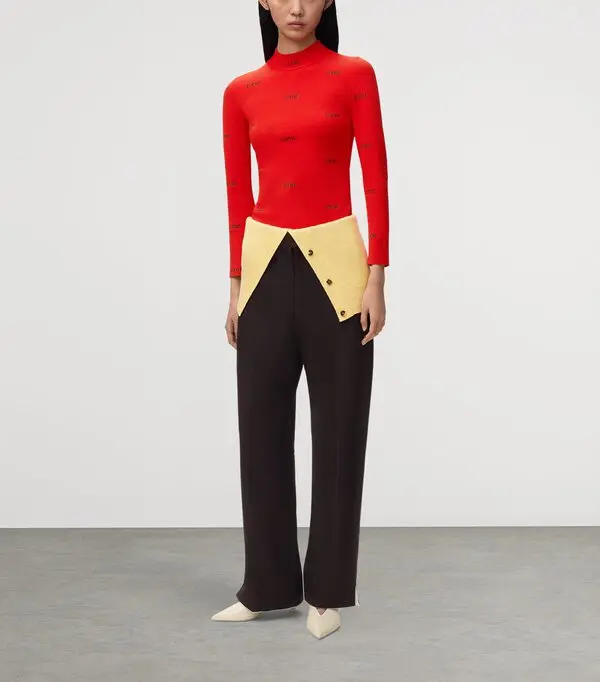 Loewe All-over Logo High-neck Top