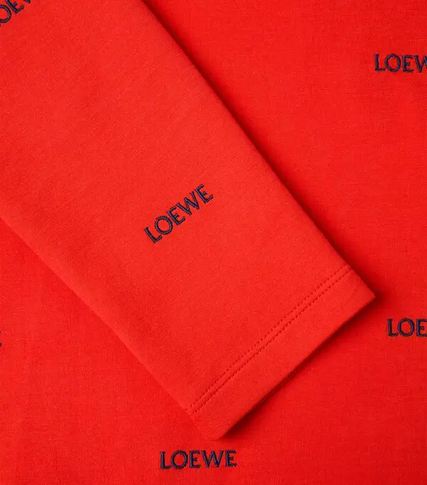 Loewe All-over Logo High-neck Top