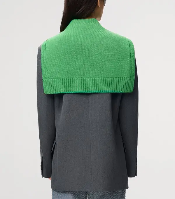 Loewe Wool Layered-sweater Effect Blazer