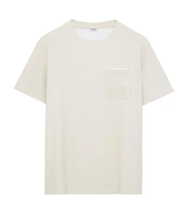 Loewe Pocket Anagram T-shirt - Beige