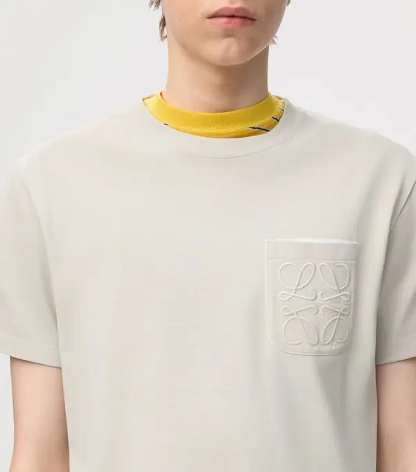 Loewe Pocket Anagram T-shirt - Beige