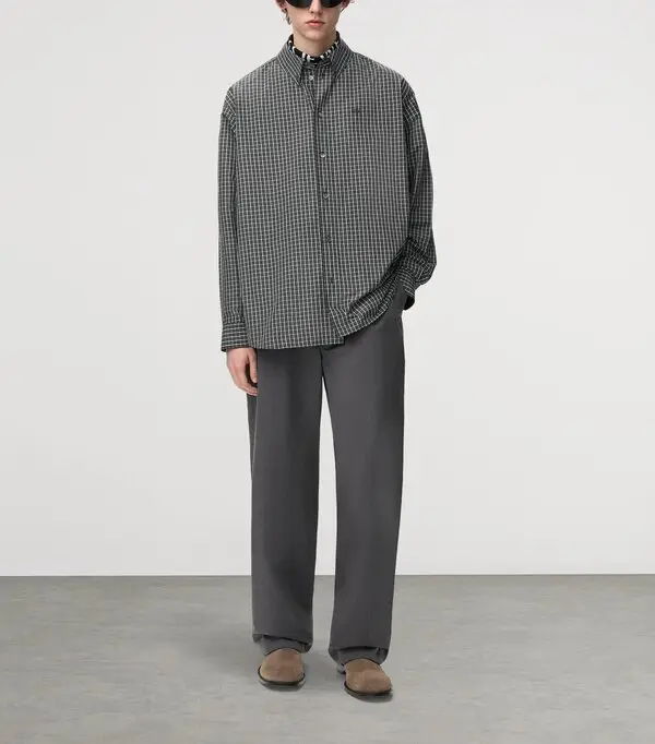 Loewe Check Anagram Embroidered Shirt